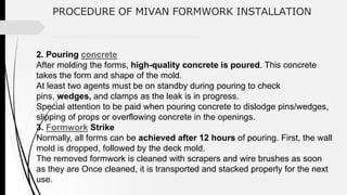 Modern Formwork: Mivan | PPTX