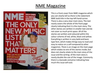 Fornt cover research | PPT