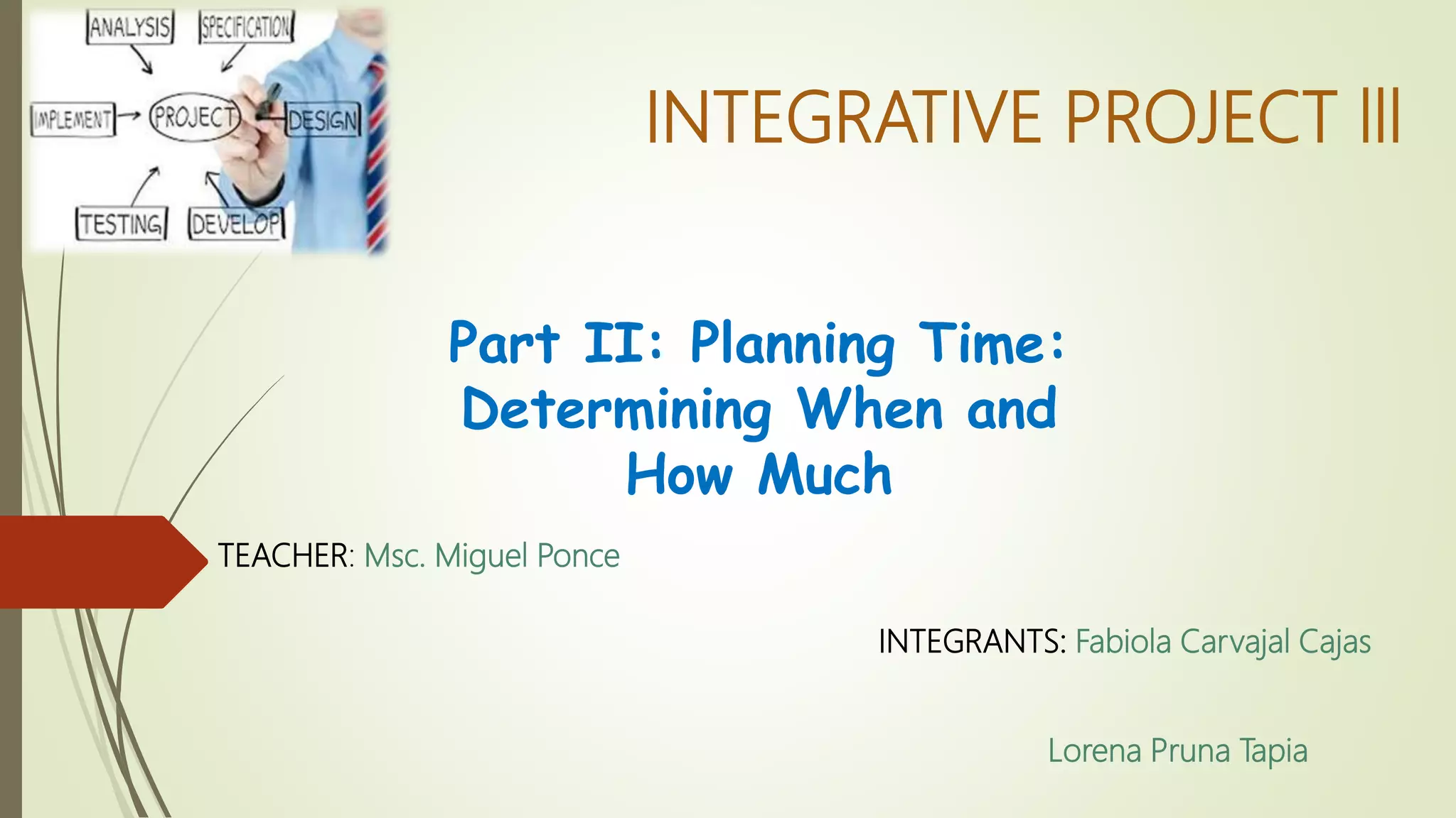 Foro #1 integrative project lll | PPT