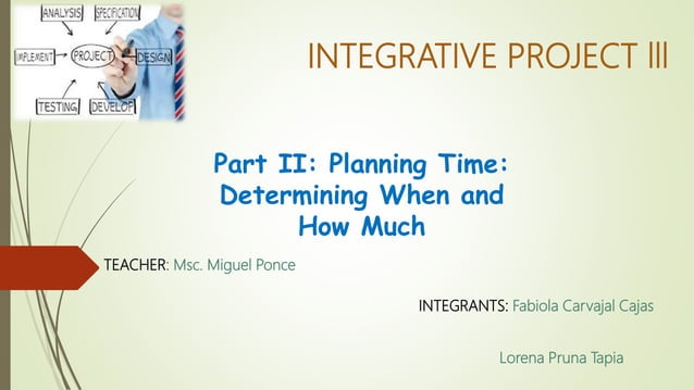Foro #1 integrative project lll | PPT