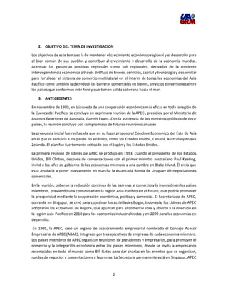 Foro de cooperación económica Asia- Pacifico | PDF