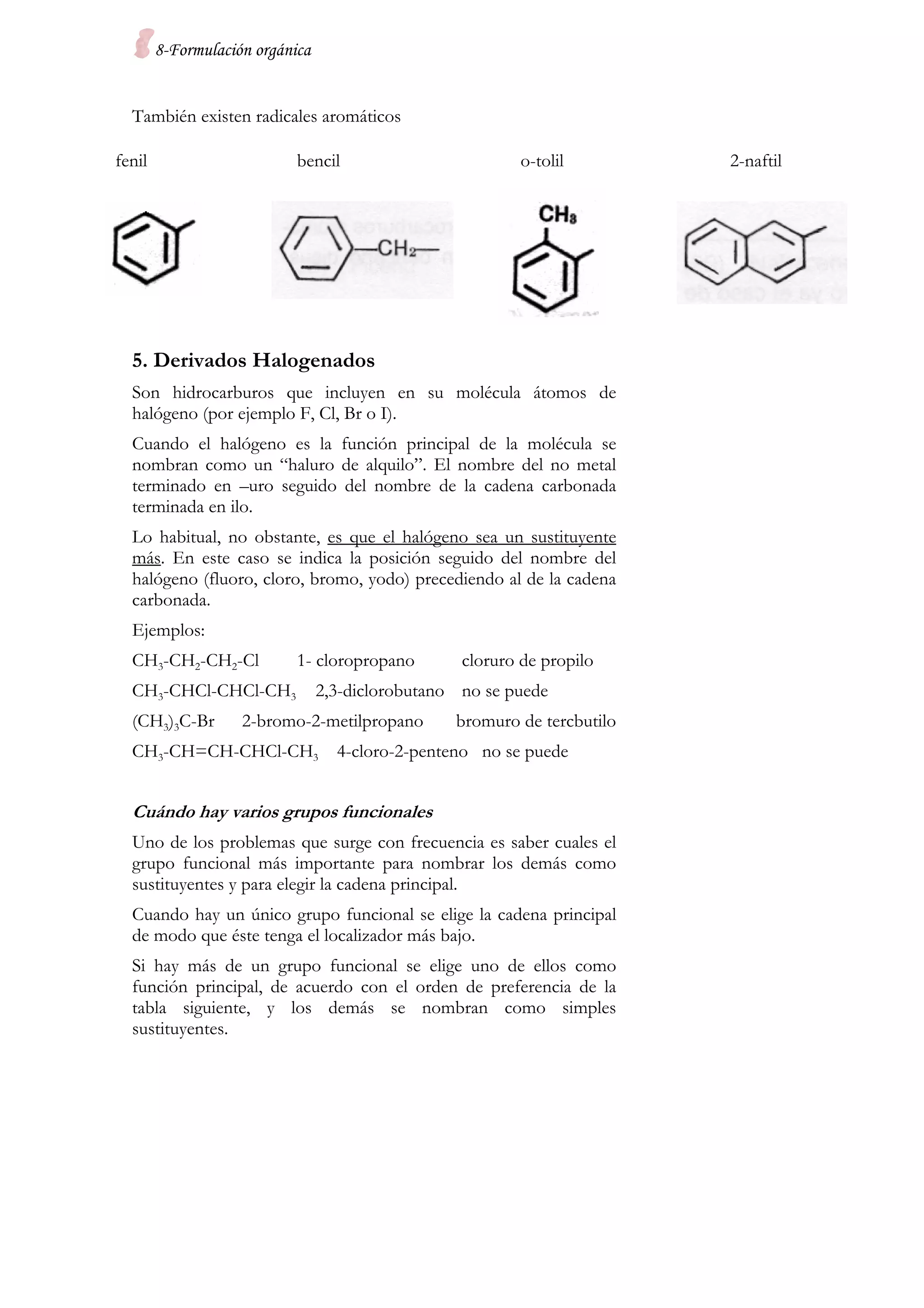 formulacion y nomenclatura quimica organica! | PDF