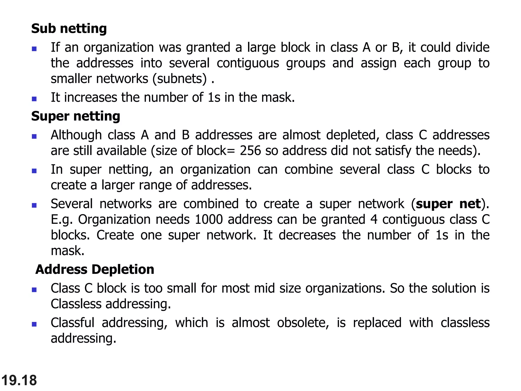Forouzan-ch19-Network-Layer-Logical-Addressing.ppt | Computer Networking | Computing