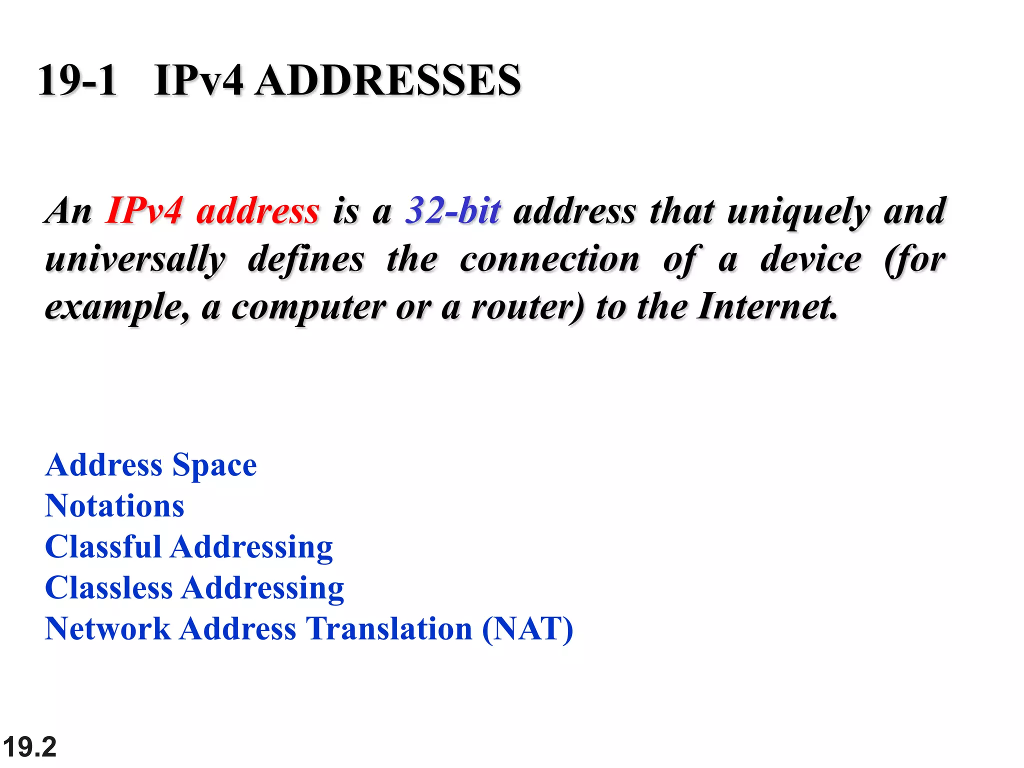 Forouzan-ch19-Network-Layer-Logical-Addressing.ppt