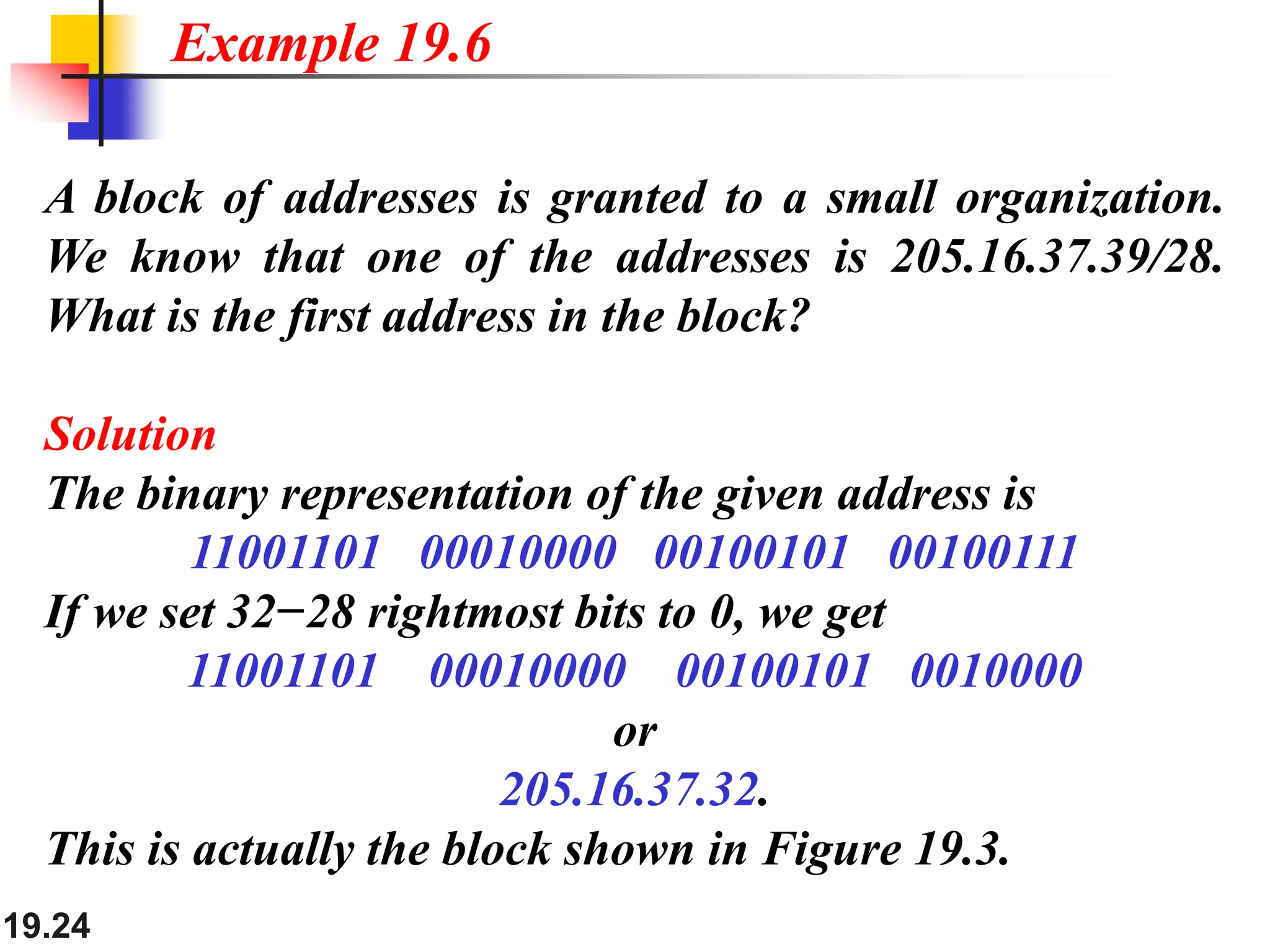Forouzan-ch19-Network-Layer-Logical-Addressing.ppt | Computer Networking | Computing