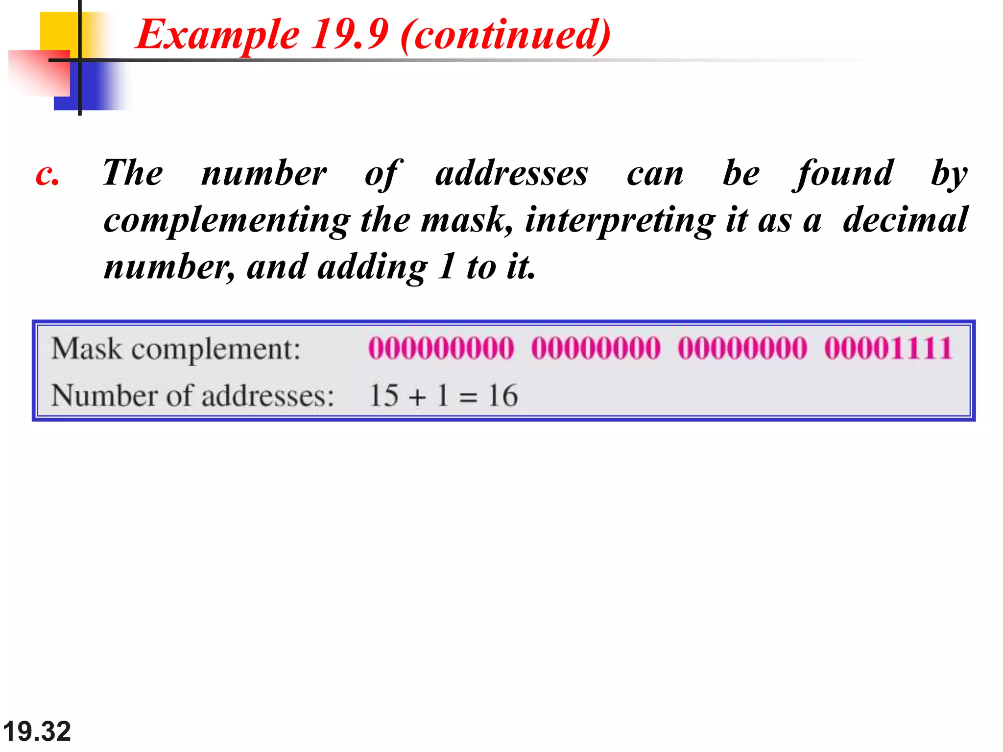 Forouzan-ch19-Network-Layer-Logical-Addressing.ppt | Computer Networking | Computing