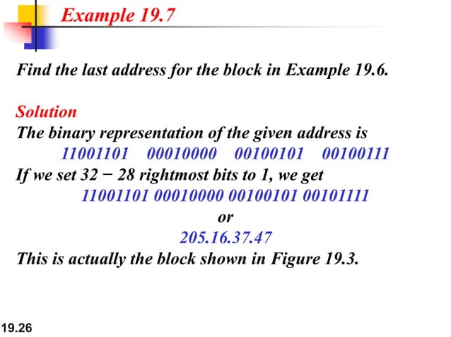 Forouzan-ch19-Network-Layer-Logical-Addressing.ppt | Computer Networking | Computing