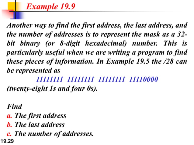 Forouzan-ch19-Network-Layer-Logical-Addressing.ppt | Computer Networking | Computing