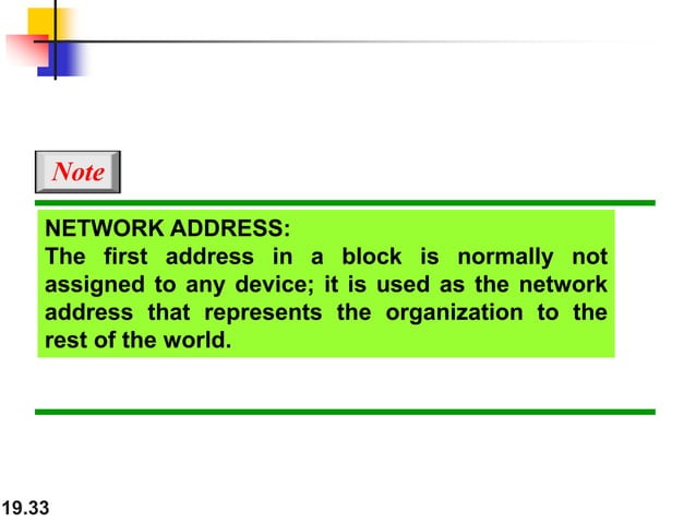 Forouzan Ch19 Network Layer Logical Addressingppt