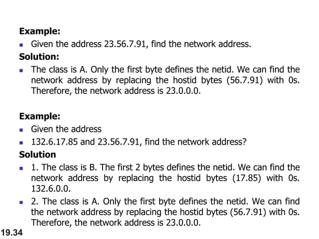 Forouzan-ch19-Network-Layer-Logical-Addressing.ppt | Computer Networking | Computing