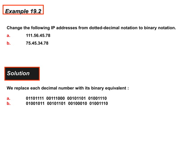 Forouzan-ch19-Network-Layer-Logical-Addressing.ppt | Computer Networking | Computing