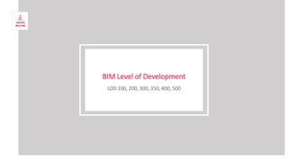 BIM Level of Development Explained | LOD 100 200 300 400 500 | PPTX
