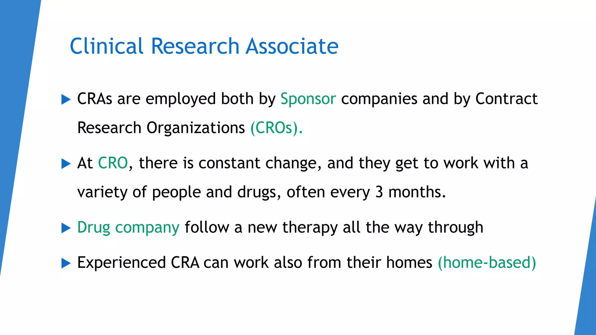 Career Opportunities in the Clinical Research Industry | PPTX