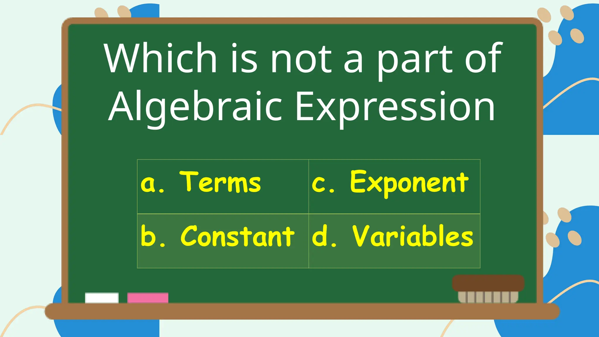 STUDENT QUIZ about Algebraic Expression.pptx