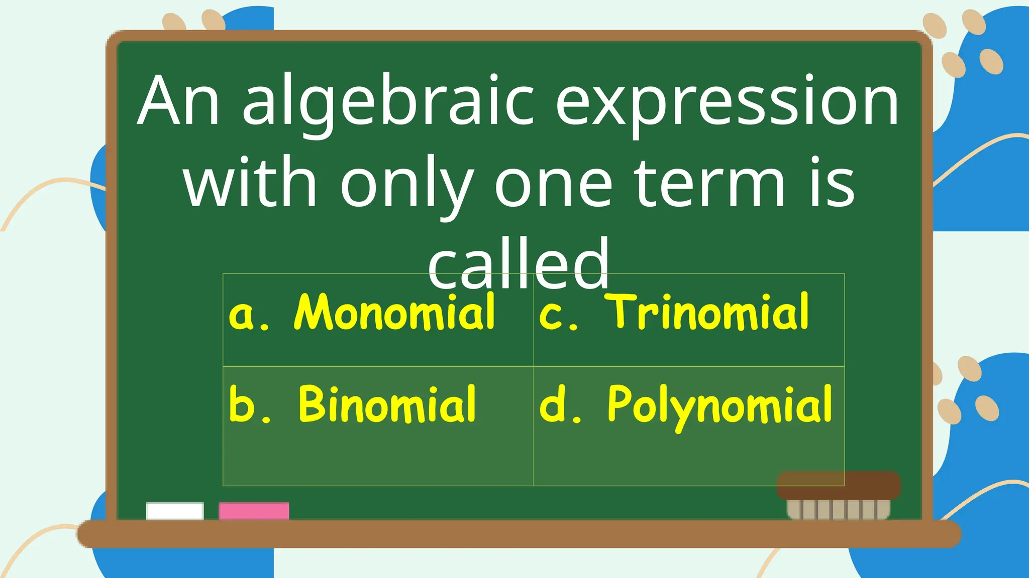 STUDENT QUIZ about Algebraic Expression.pptx