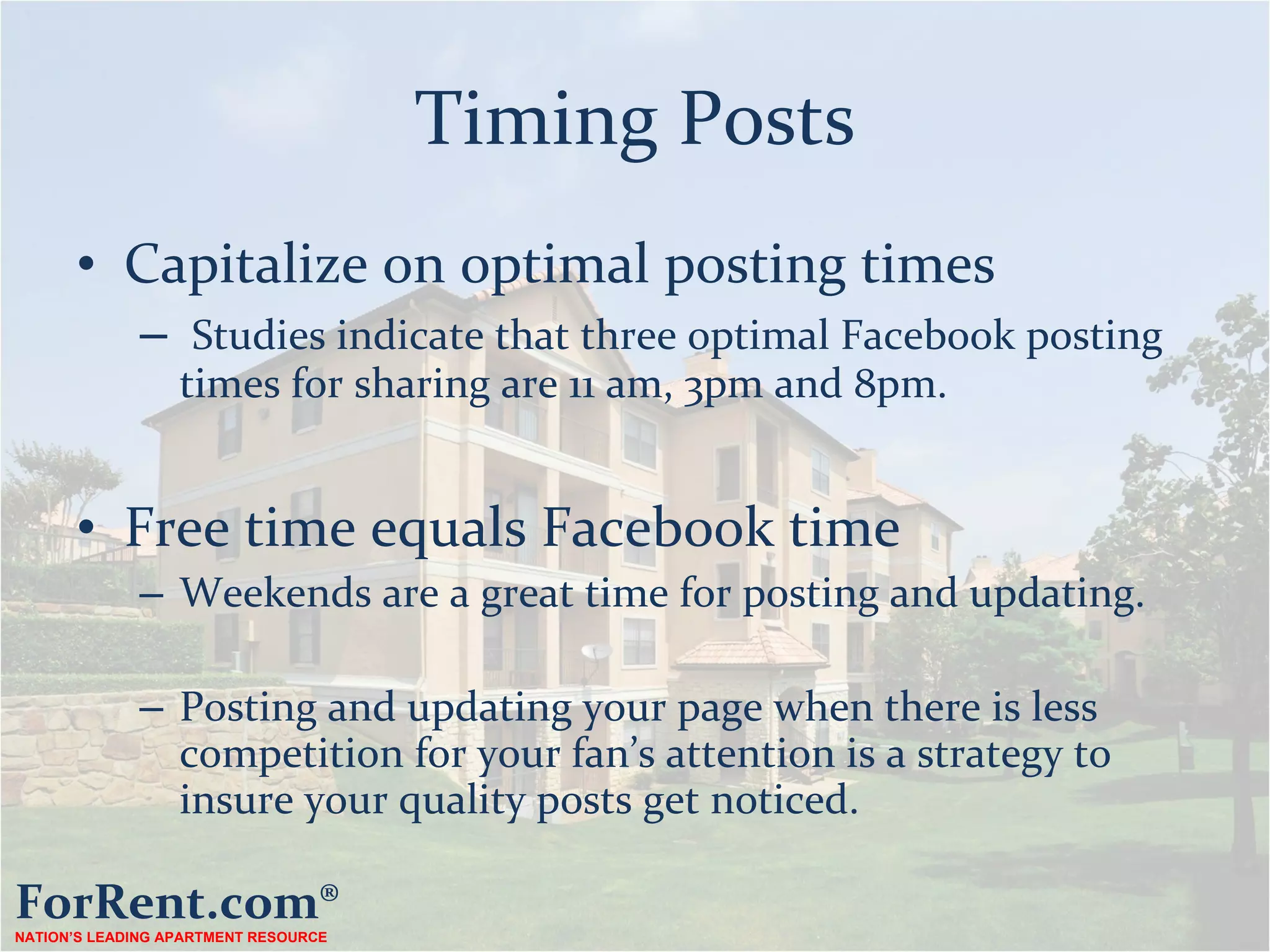 Facebook Engagement 101 | PPT