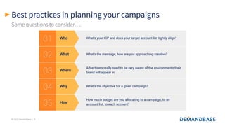 Forrester account-based advertising with demandbase | PDF