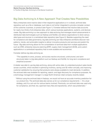 The CIO guide to Big Data Archiving | PDF