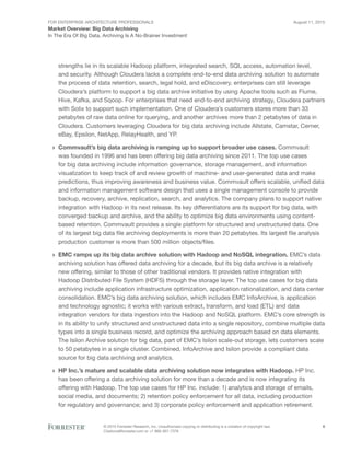 The CIO guide to Big Data Archiving | PDF