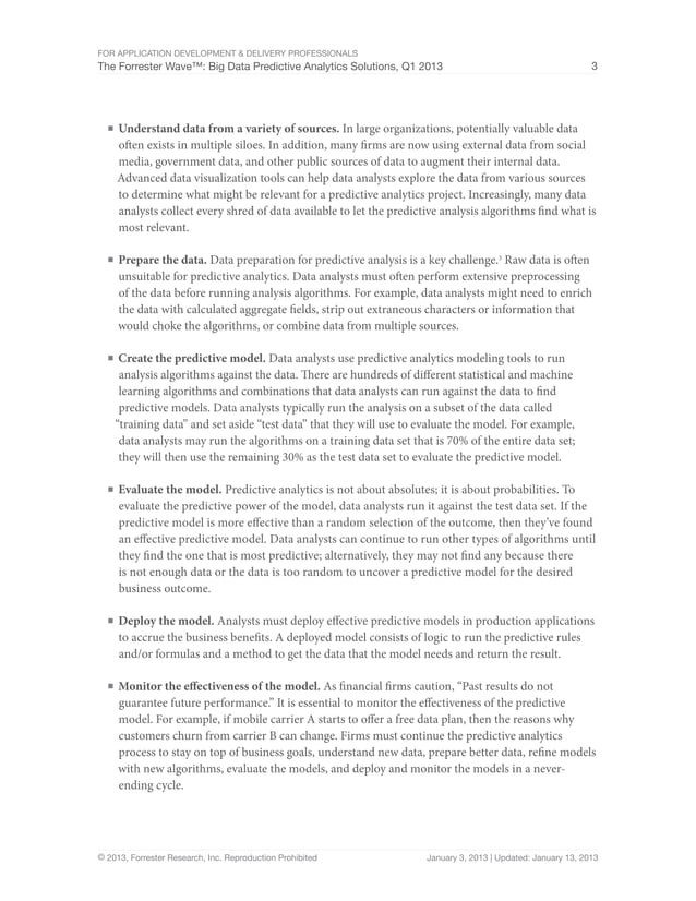 Forrester big data_predictive_analytics | PDF | Computer Software and Applications | Computing