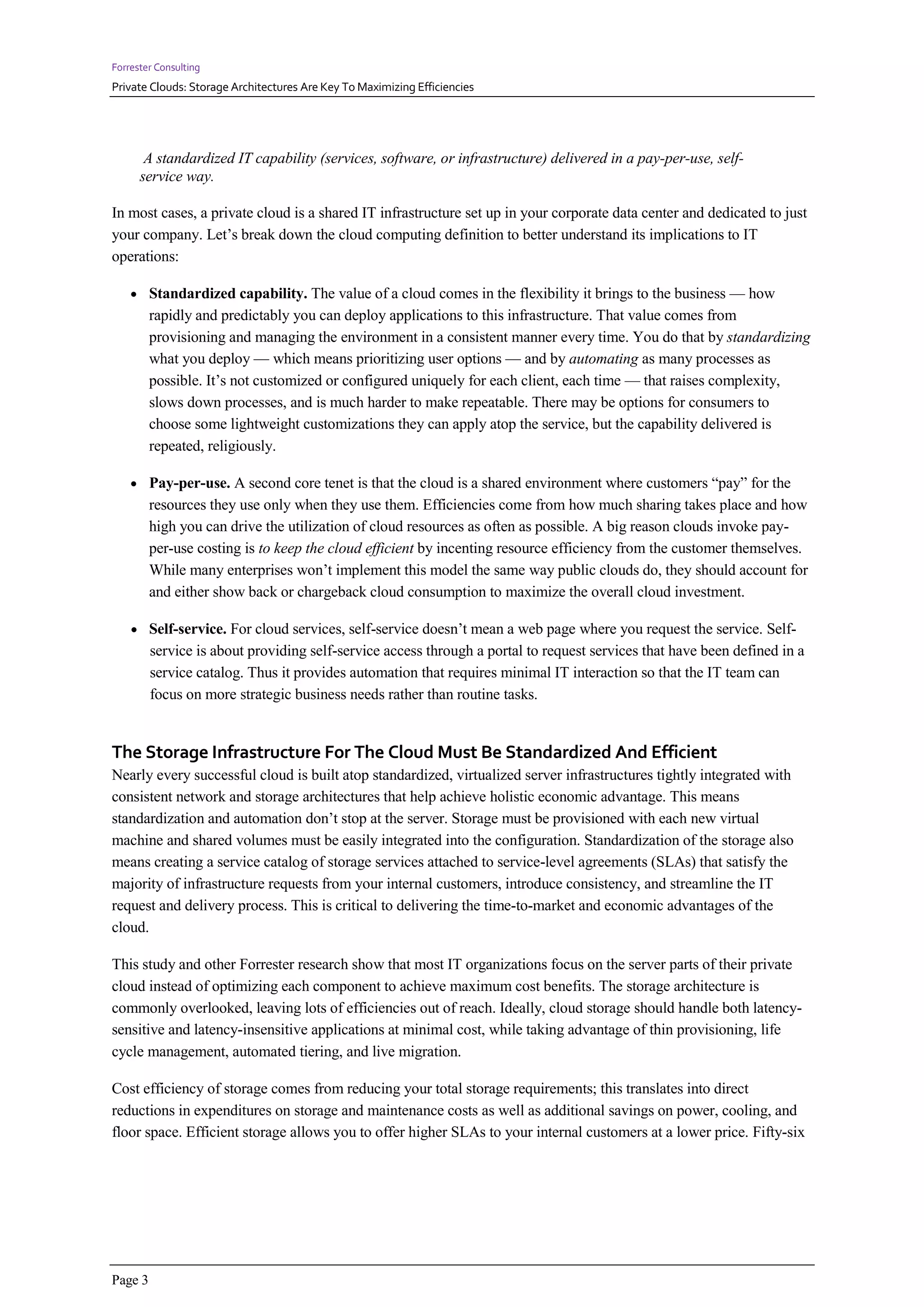 Forrester report rp-storage-architectures | PDF