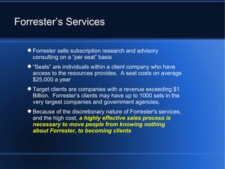 Forrester sales process | PPT
