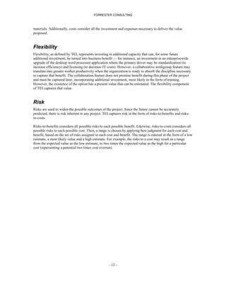 The Total Economic Impact Of Using ThoughtWorks’ “Distributed Agile” Approach | PDF