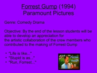 Forrest gump | PPT