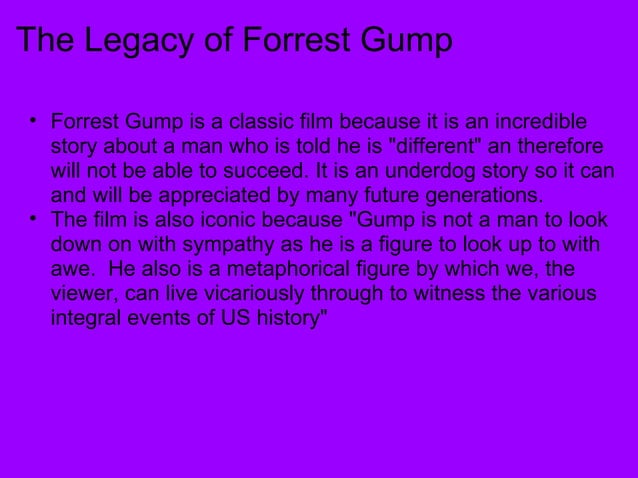 Forrest gump | PPT