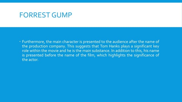 Forrest Gump | PPTX