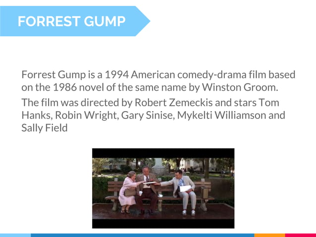 Forrest gump | PPTX | Drama | Genres
