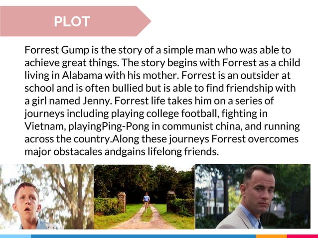 Forrest gump | PPTX | Drama | Genres