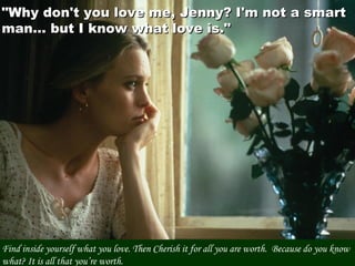 Forrest Gump Jenny Quotes