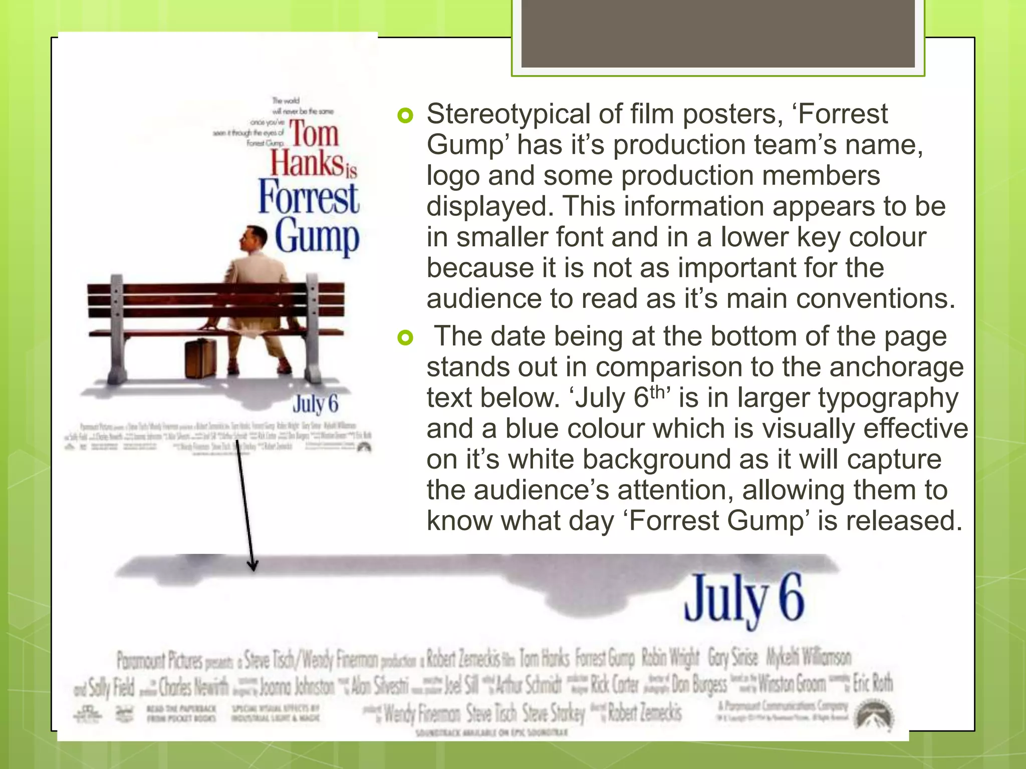 Film Poster Analysis 9 | PPTX