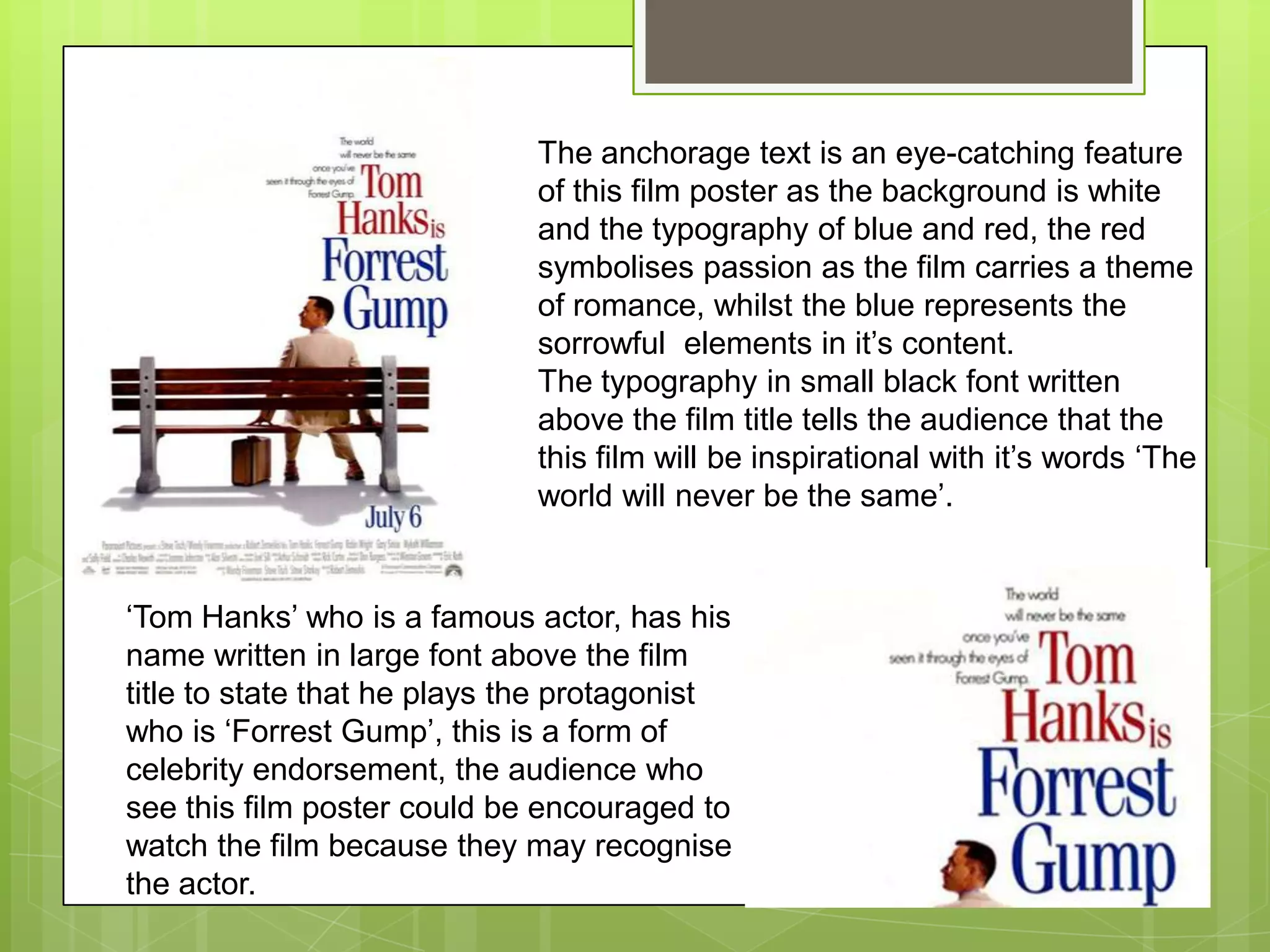 Film Poster Analysis 9 | PPTX