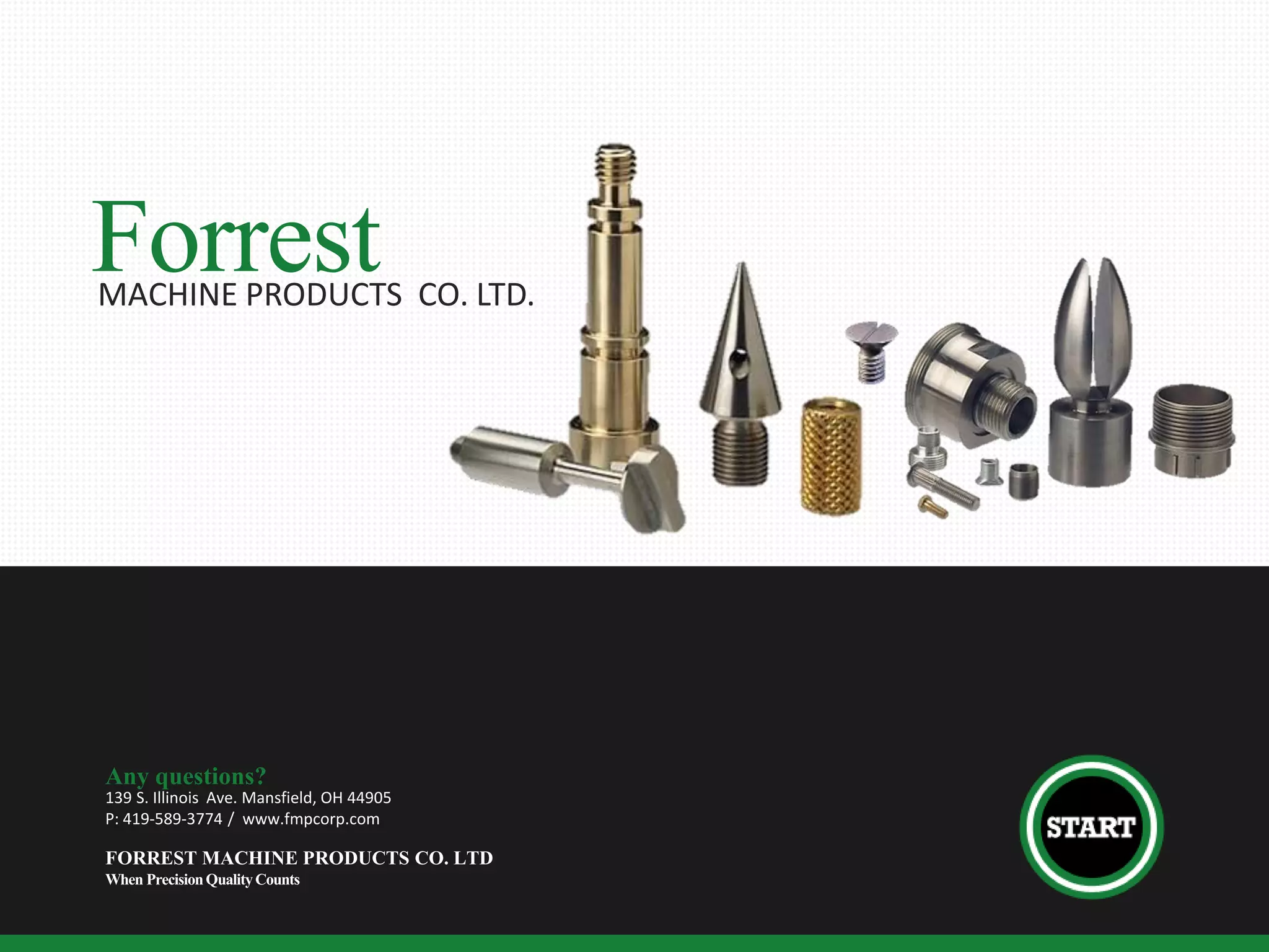 Forrest Machine Products Presentation 2019 | PPT
