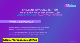 forsage Full Presentation Forsage English Presentation Solution | PPTX