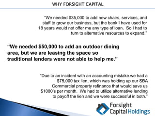Forsight Capital | PPT