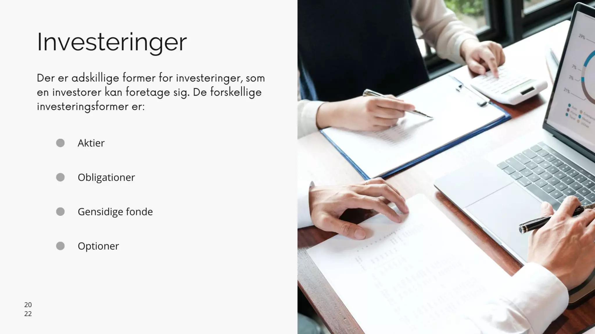 Forskellige investeringsformer | PPT