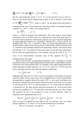 Microscopic Mechanisms of Superconducting Flux Quantum and ...