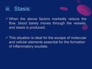 vascular changes in inflamation | PPTX