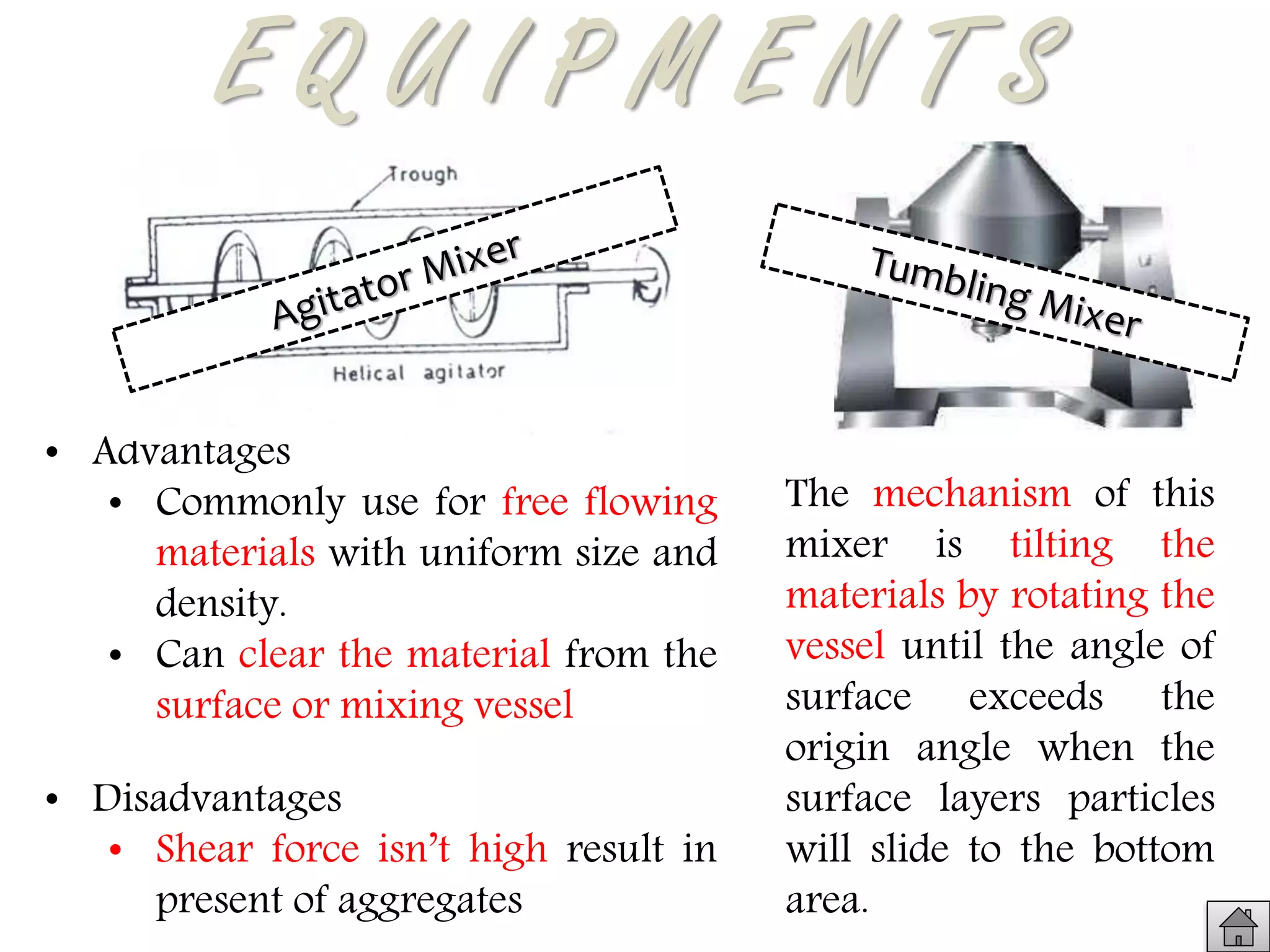 [Power Point] Mixing - Pharmaceutical Engineering | PPTX