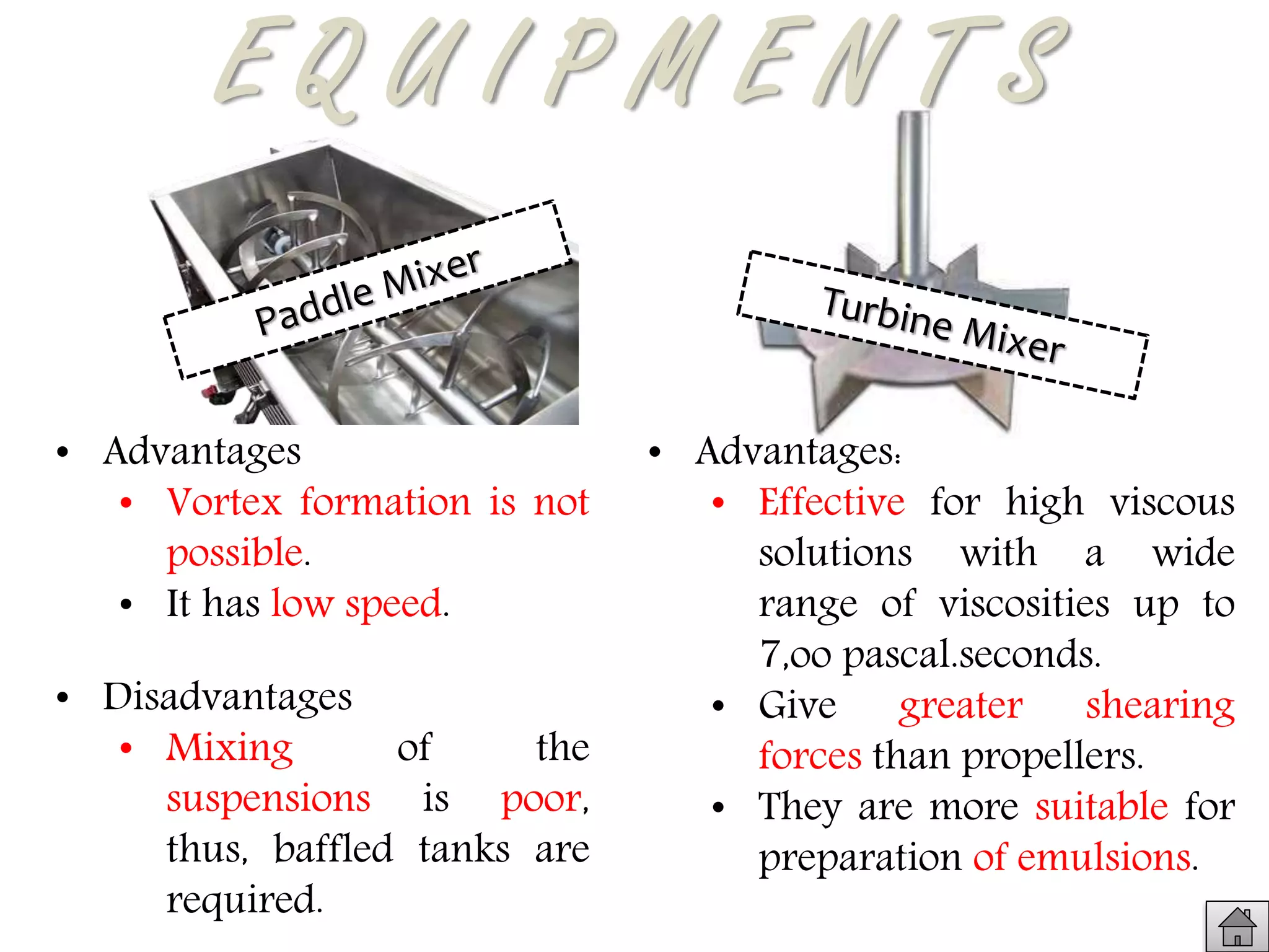 [Power Point] Mixing - Pharmaceutical Engineering | PPTX