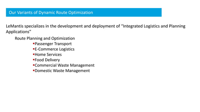 Dynamic Route Optmization | PDF