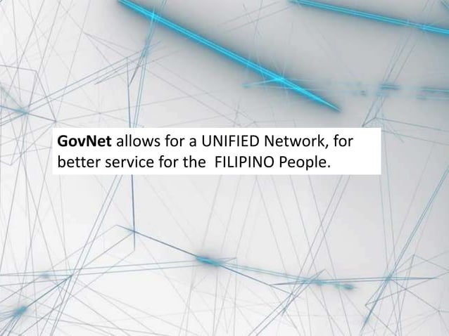 GovNet: The Philippine Government Network | PPTX