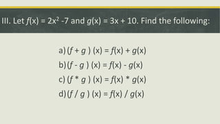 Functions and Relations | PPTX