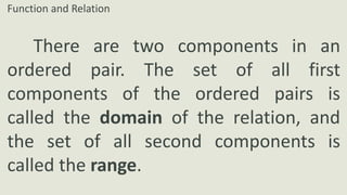 Functions and Relations | PPT