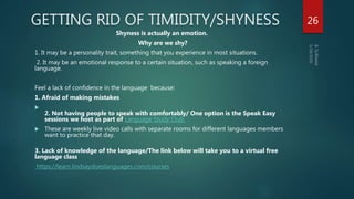 Briefly why should we enhance our speaking skills in the English ...