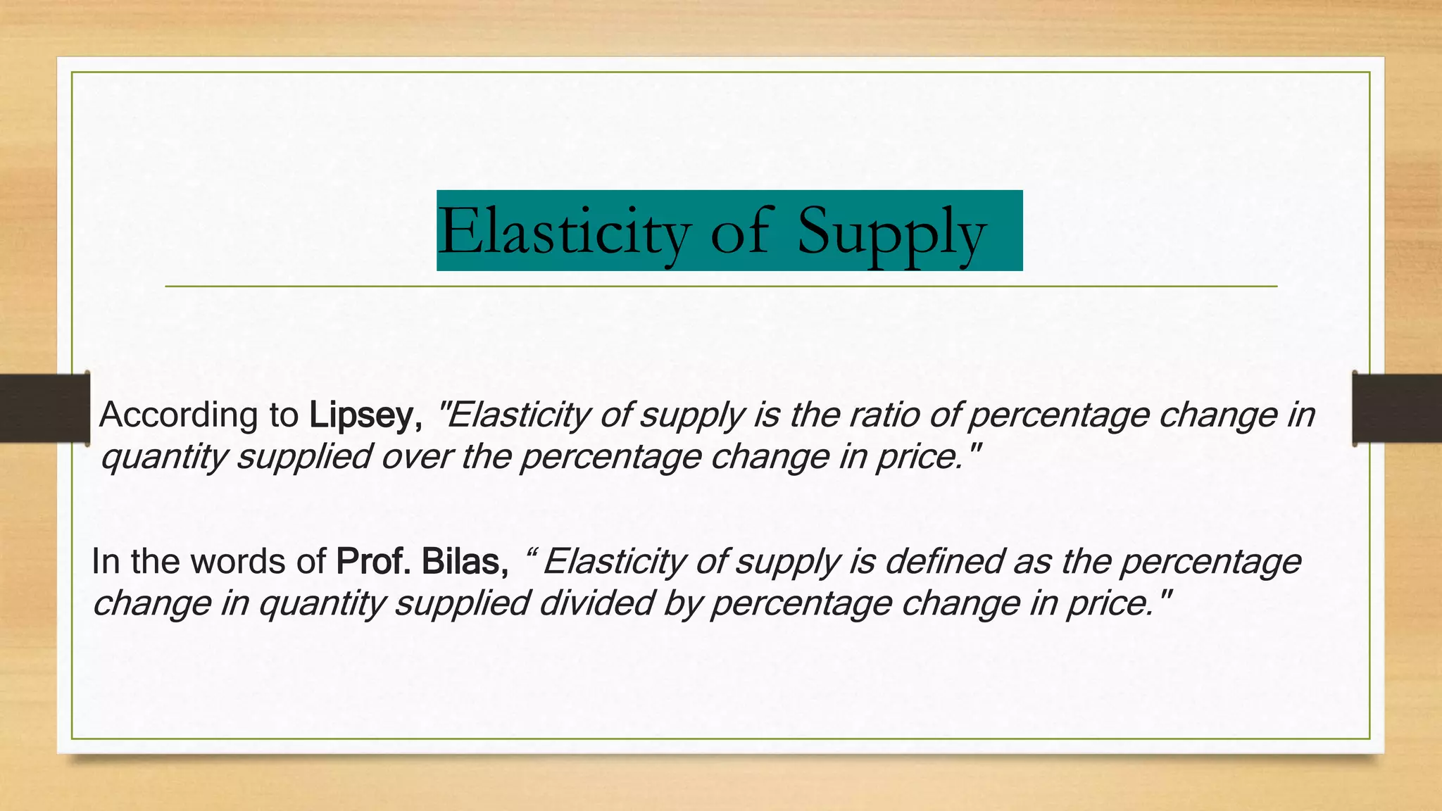 Elasticity of Supply and Types .pptx