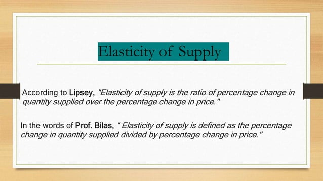 Elasticity of Supply and Types .pptx